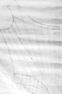 Drawing and altering a stays pattern - Ilse Gregoor Costume Design
