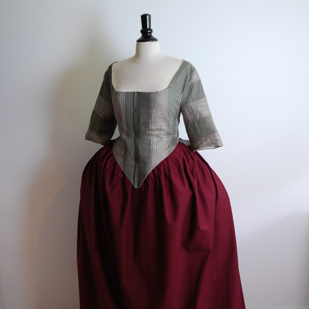 1780s Caraco and skirt ensemble | Ilse Gregoor Costume Design
